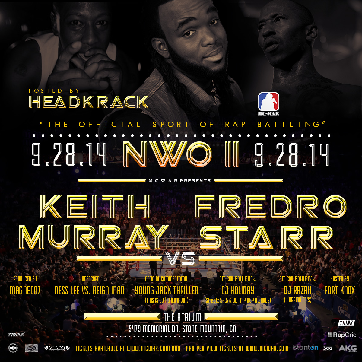 Headkrack To Host Keith Murray Vs. Fredro Starr Epic Rap Battle!
