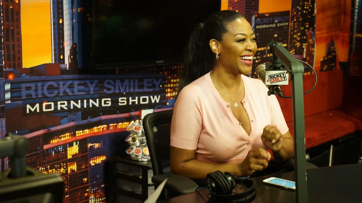 Kenya Moore Visits The Rickey Smiley Morning Show [PHOTOS] - Hot 100.9