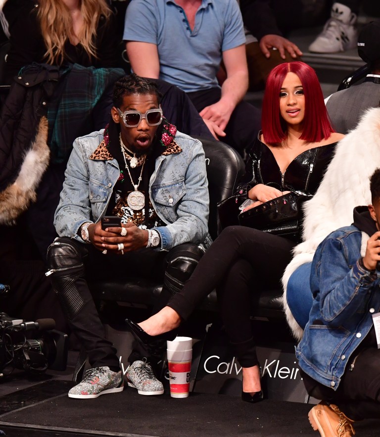 Offset Puts A Chain On His Boo Cardi B